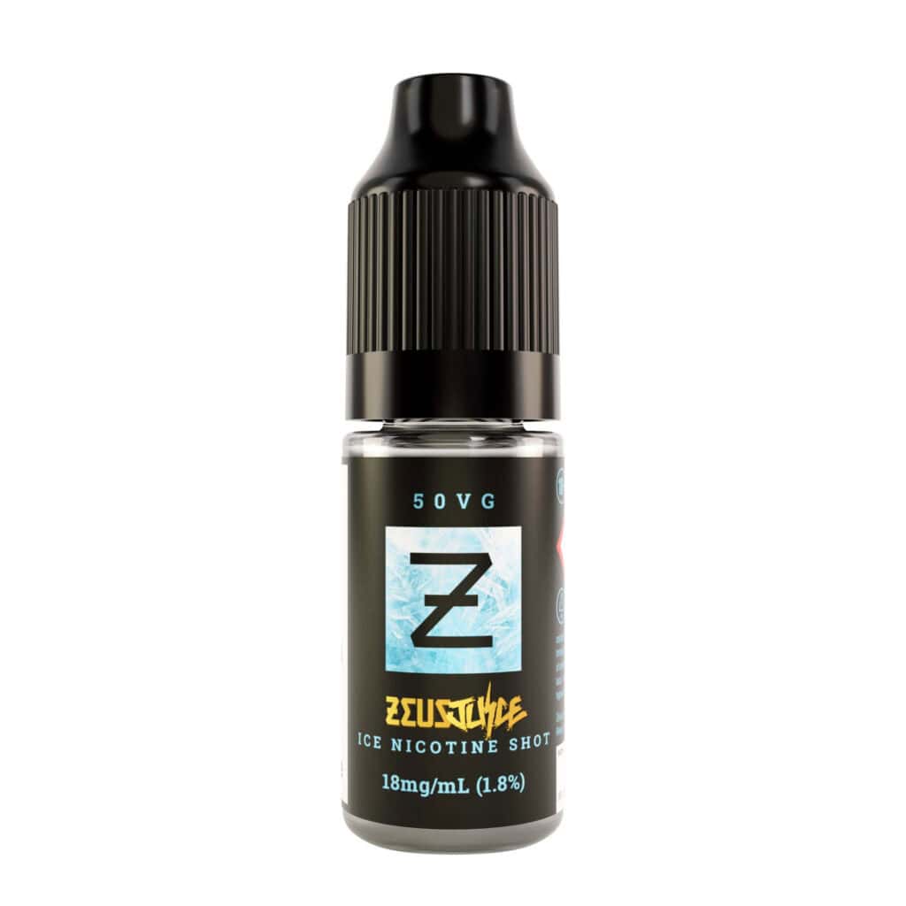 18mg Ice Nicotine Shot by Zeus Juice | Dispergo Vaping